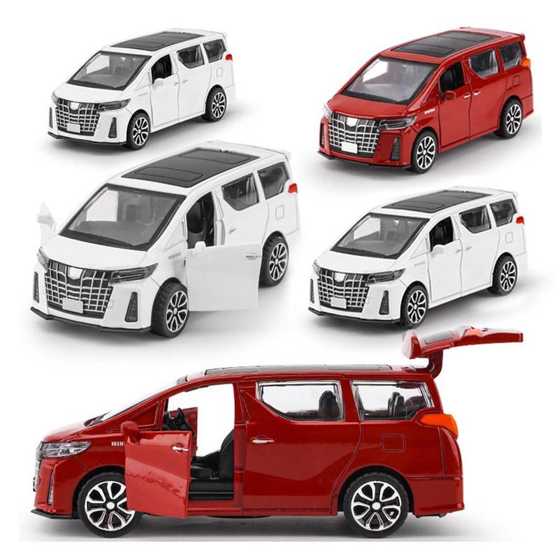 Car Toys MPV Alloy Car Model Nanny Car Hight Simulation Light Toys And ...