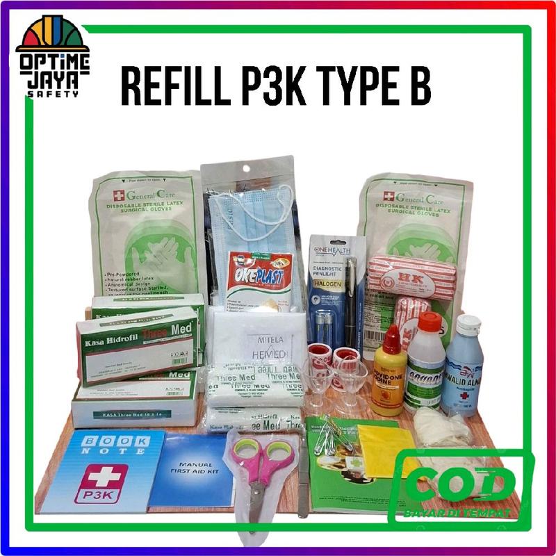 Isi Kotak P3K Type B - Refill P3K Untuk 50 Orang - Shop | Tokopedia