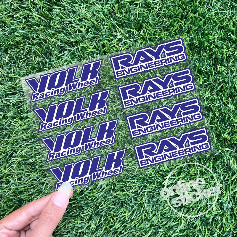 Stiker Volk Rays racing logo velk Ori | print.cut - Shop | Tokopedia