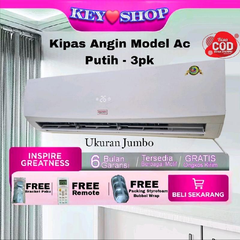 Kipas Angin Model Ac 3pk + Pakai Remote - Shop | Tokopedia