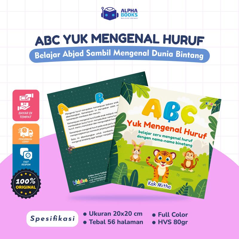 Buku Edukatif Anak - ABC Yuk Mengenal Huruf (Belajar Abjad Sambil ...