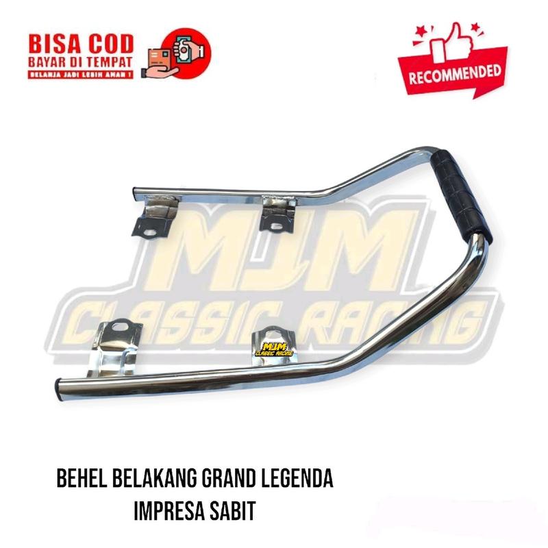 Begel Behel Belakang Motor Grand Legenda impresa Sabit Besi Krom - Shop ...