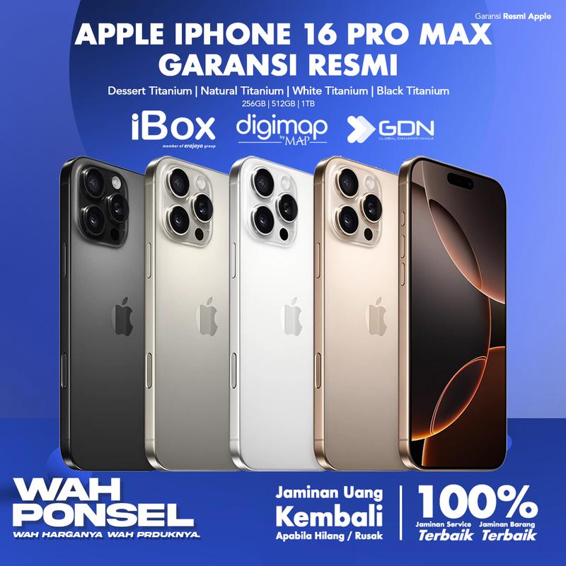 [ROBI BOIS] Apple iPhone 16 Pro Max 256GB 512GB 1TB l Garans - Shop ...