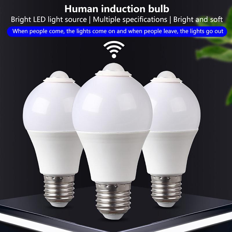 E27 PIR Motion Sensor Lamp 5W 9W 15W LED Bulb with Motion Sensor ...