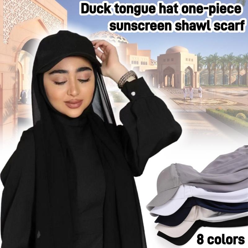 Turban Sifon, Fesyen Baru, Warna Pepejal, Tudung Selendang, Topi ...