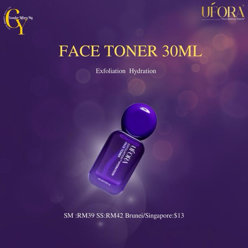 Face Toner Ufora 30ml & 1 pack Facial cotton - TikTok Shop Malaysia