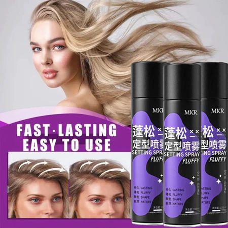 Hair Setting Spray Long-lasting Natural Curls Straight Hair Bangs ...