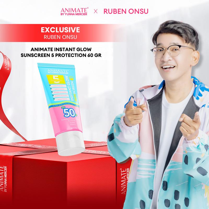 [Exclusive for Ruben Onsu] Animate Instant Glow Sunscreen 5 Protection - Shop | Tokopedia