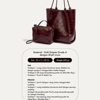 Jual JIMS HONEY - TASIA BAG - Tas Wanita Shoulder Bag Hand Bag - MAROON ...