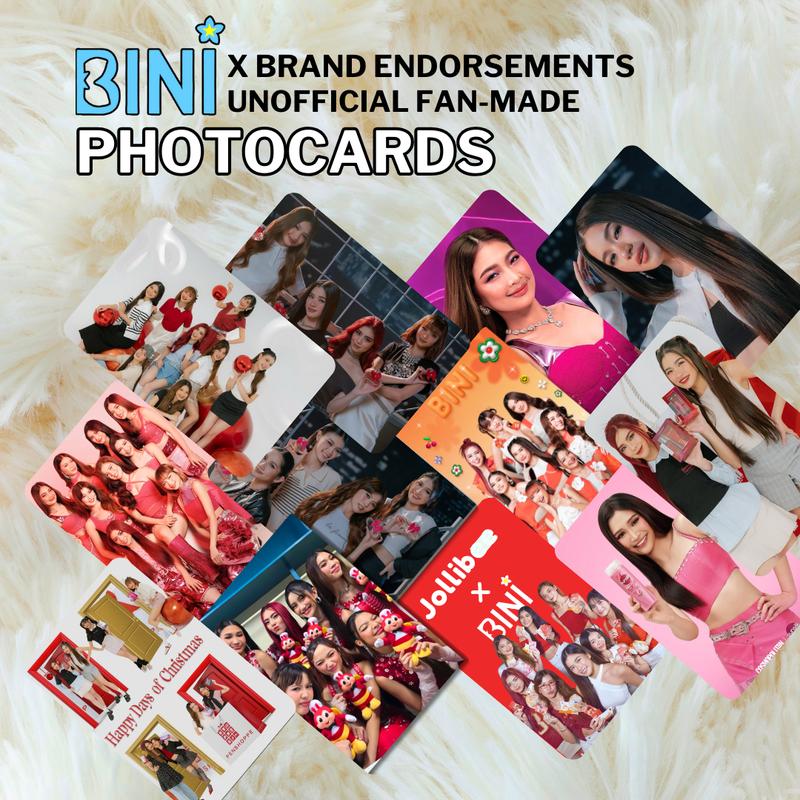 BINI Endorsements Unofficial Fan-made Photocards Series - TikTok Shop ...