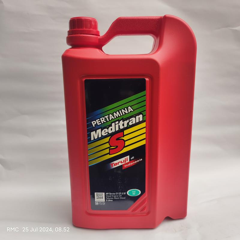 OLI MESIN DIESEL MOBIL PERTAMINA MEDITRAN S SAE40 5L 5LITER - Shop ...