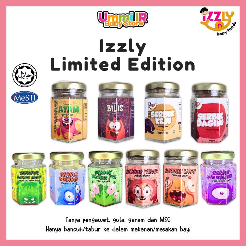 Izzly Limited Edition Trial Pack Bubur, seasoning dan puree buah ...