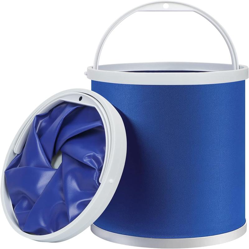 Auto Supplies Foldable Camping Fishing Bucket, 11L (2.9 gallon) Durable ...