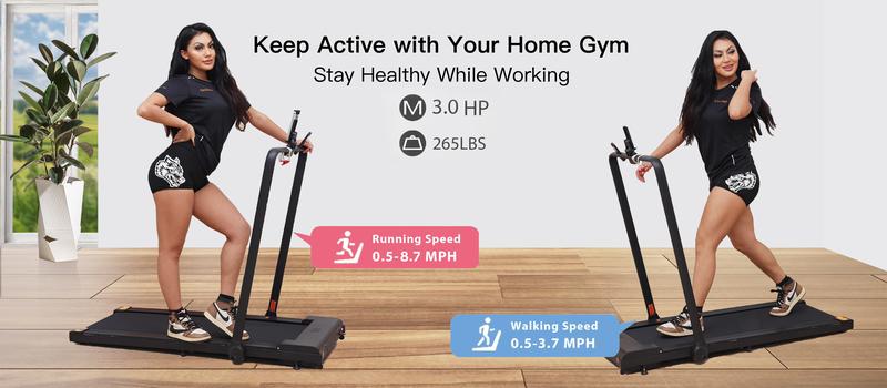 8.7MPH LICHICO Treadmill with 4-Level Incline, Flat/Incline Modes ...