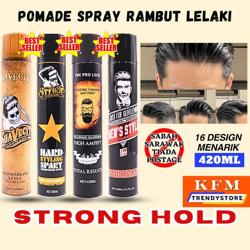 SPRAY RAMBUT LELAKI EXTRA HOLD HAIR SPRAY STYLISH PROFESSIONAL - TikTok ...