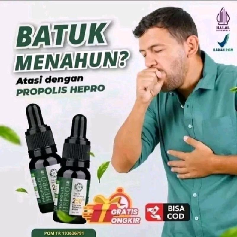 Propolis Hepro Asli Original Obat Tetes Herbal Atasi Batuk, TBC, Sesak ...