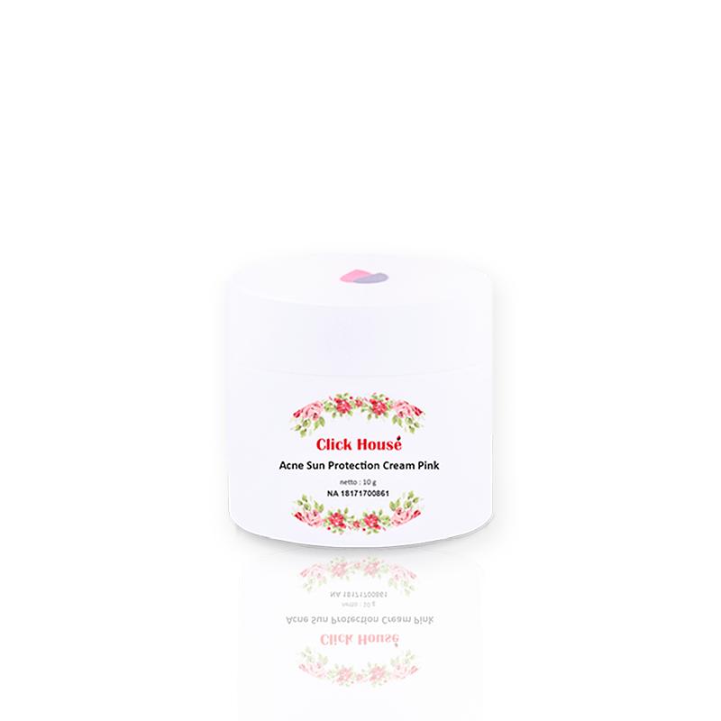 Click House Acne Sun Protection Cream Pink - Shop | Tokopedia
