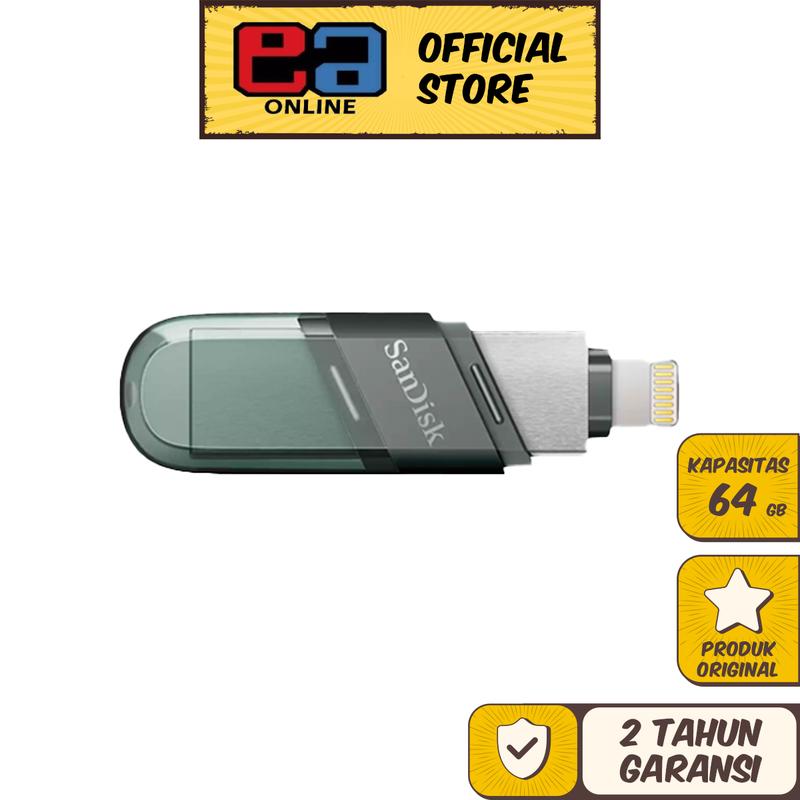 SanDisk iXpand Flip Flashdisk OTG 64Gb USB 3.1 For Iphone / Ipad - Shop ...