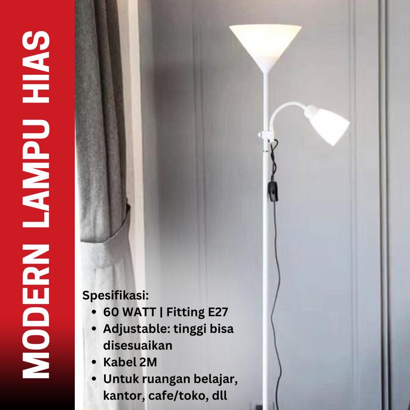 Lampu Stand Standing Lamp Berdiri pajangan - Lampu Belajar - - Shop ...