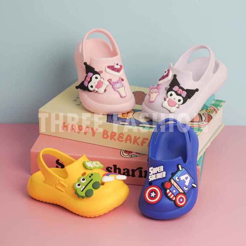 【THREE Fashion】Cartoon Budak seliper Kids Selipar Shoes Girl - TikTok ...