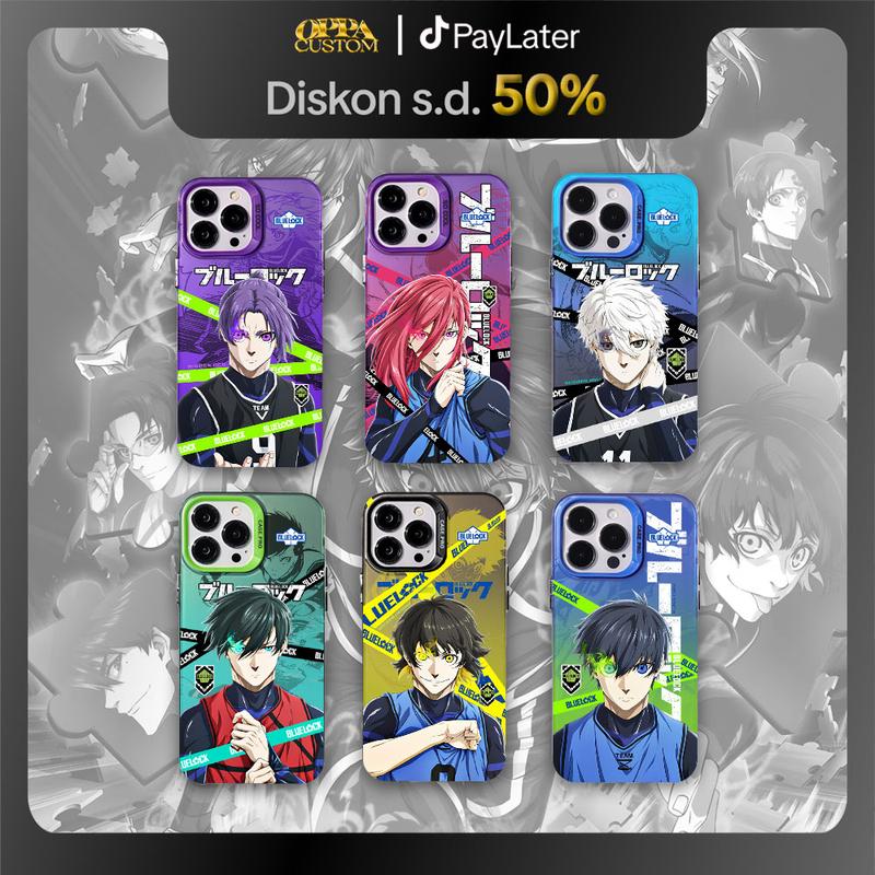 Premium Laser Matte Hard Casing HP CASE Softcase Handphone ANIME BLUE ...