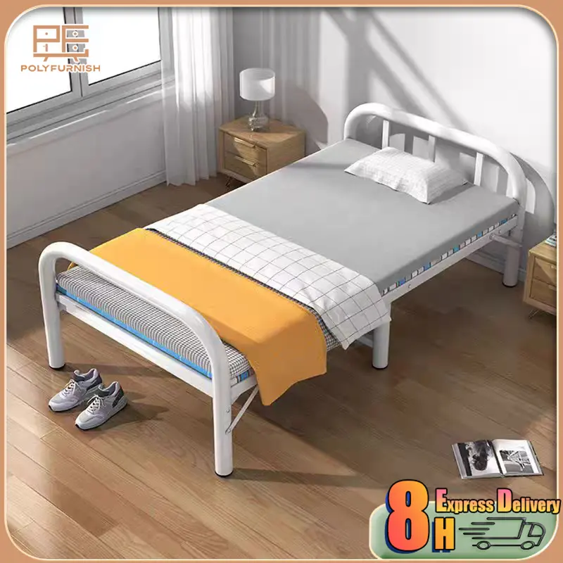 Katil Lipat Foldable Bed Frame Katil Single Besi Lipat/Katil - TikTok ...