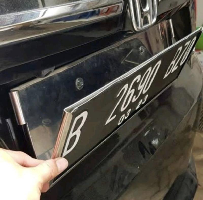 Terlaris Tatakan Plat nomor mobil Dudukan Plat nomor model PEJABAT ...