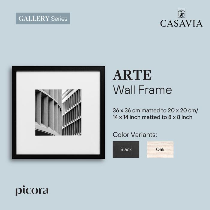 Promo PICORA ARTE Wall Frame Square 36x36cm/20x20cm Pigura Bingkai Foto ...