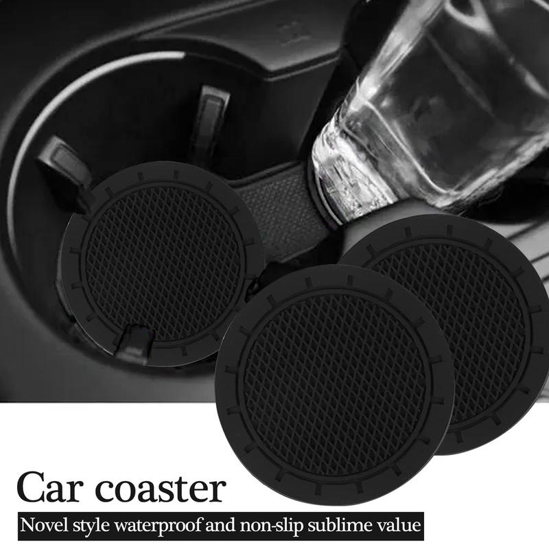 Coaster PVC premium untuk kereta, pemegang botol, pad tidak licin ...
