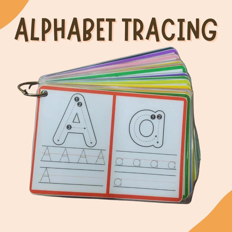 Laminated Alphabet Tracing (A-Z) Set for Kids with Free Marker - TikTok ...