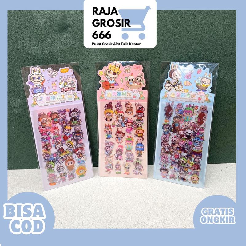 STIKER LABUBU ISI 3 LEMBAR 66 TEMPELAN LABUBU STICKER ST-154 - Shop ...