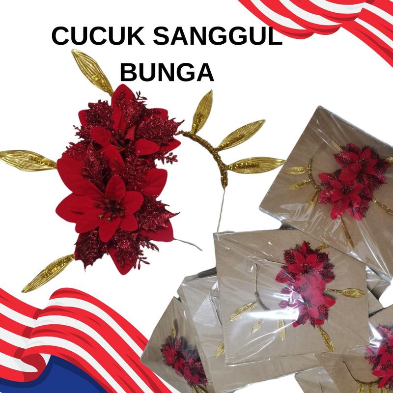 Cucuk Sanggul Bunga Raya Headbands for merdeka hari kanak2 - TikTok ...