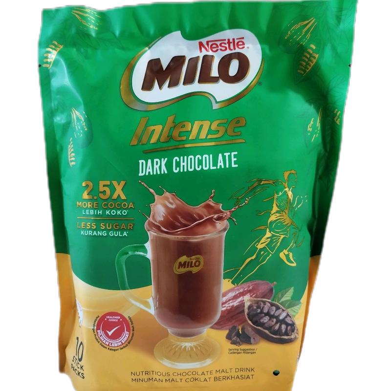 MILO INTENSE Less Sugar with 2.5x Dark Cocoa Original Nestle Malaysia ...
