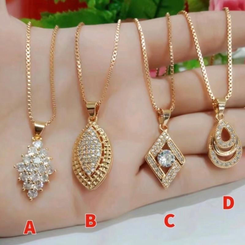 perhiasan fashion wanita kalung itali 4 pilihan motif lionti - Shop ...