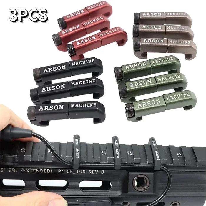 Jual 3pcs/set CNC Picatinny WireGuide System Cable Management Arson ...