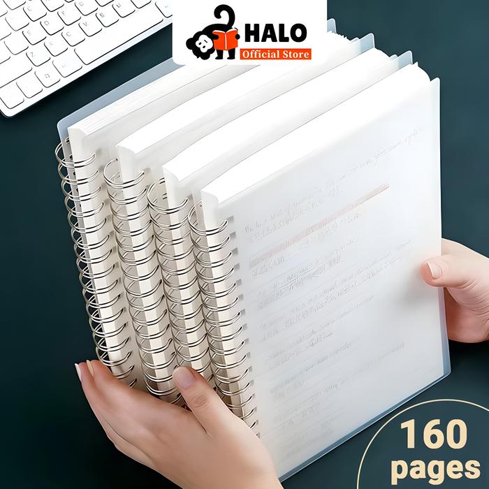 Promo 【Halo】Buku catatan siswa tebal ukuran A5 B5 A6 A4, buku ...