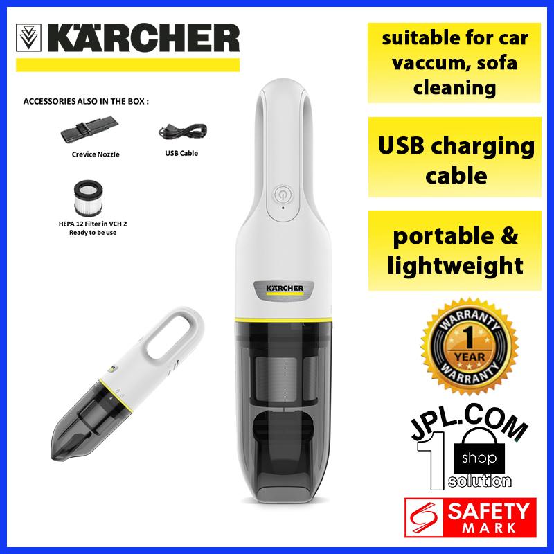 Karcher Handheld Portable Vacuum Cleaner VCH2 (USB charging cable ...