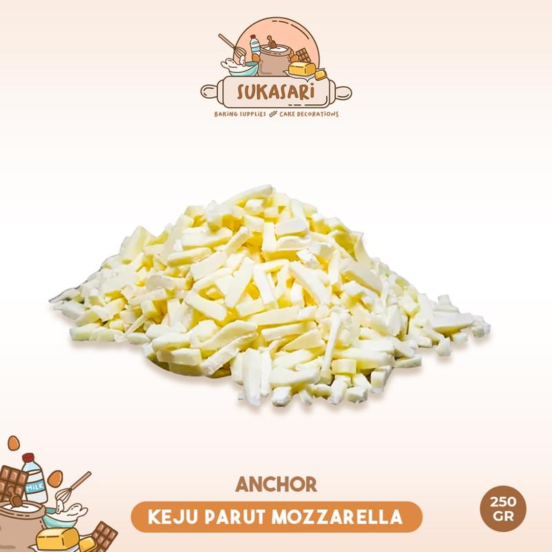 Sukasari - Keju Parut Mozzarella Anchor 250gr / Shredded Mozzarella ...