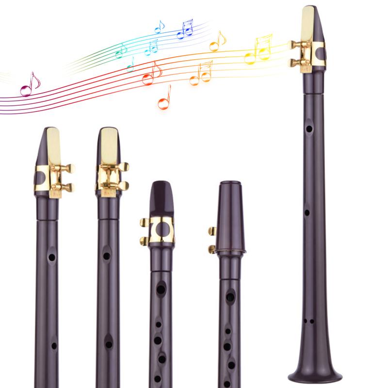 11-hole C Key Portable Saxophone with Carrying Bag Little Saxophone ...