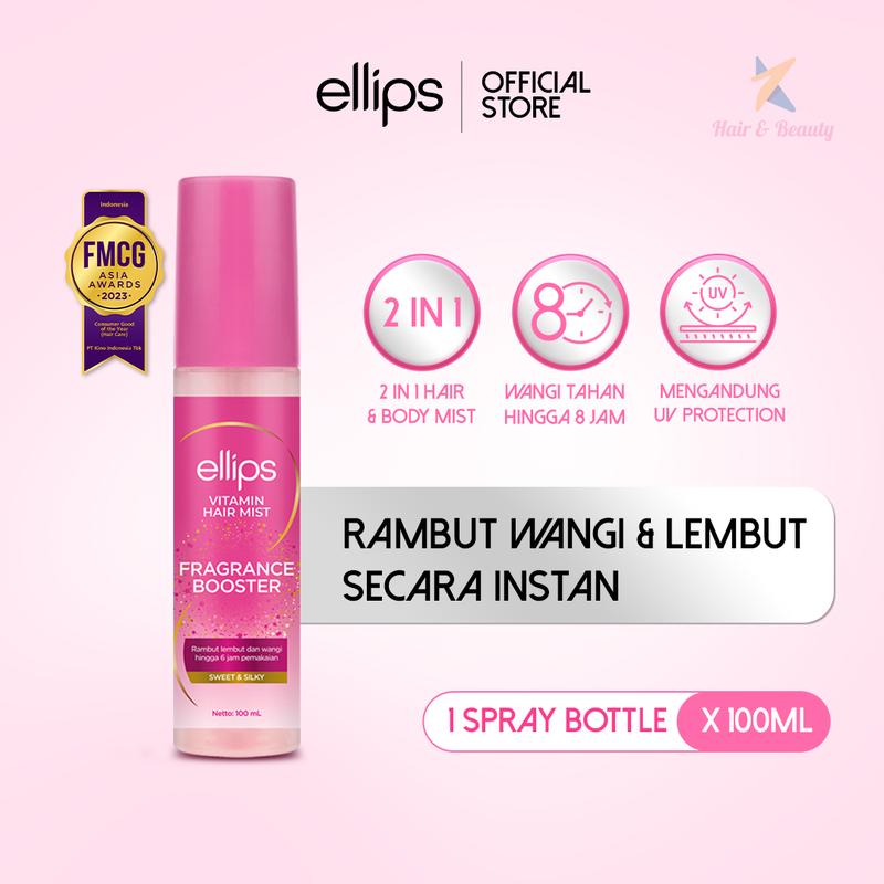 Ellips Vitamin Hair Mist Sweet & Silky 100ml - Shop | Tokopedia