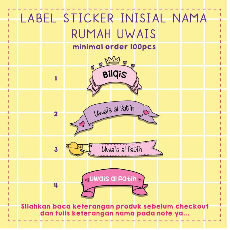 Sticker Nama Waterproof / Label Name Tag Terbaru - Shop | Tokopedia