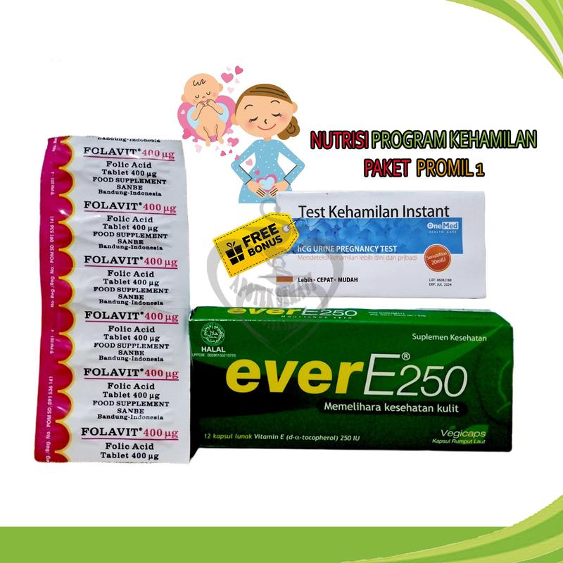 Paket Promil Ever A Dan Folavit - Suplemen Kesehatan - Shop | Tokopedia