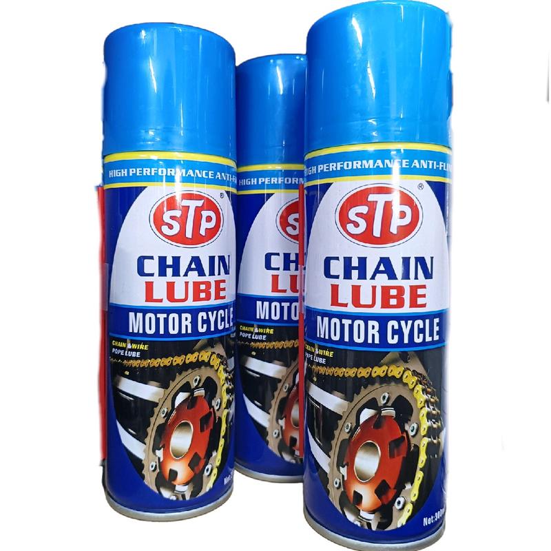 STP CHAIN LUBE 300ML MINYAK RANTAI SPRAY untuk Rantai Heavy duty ...