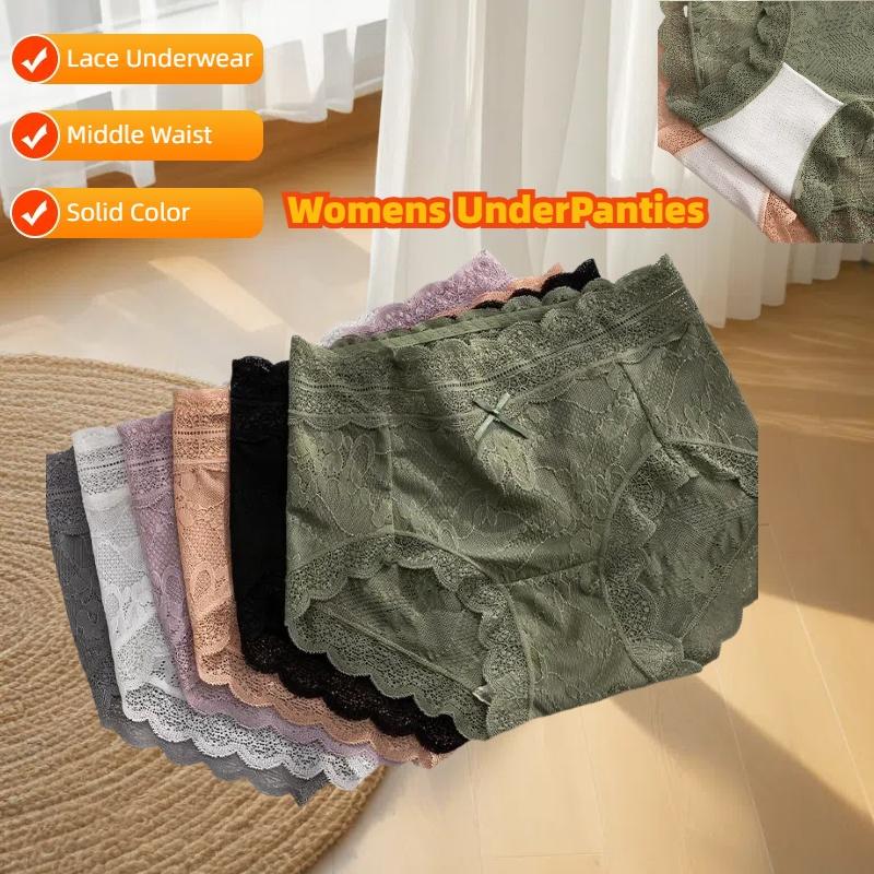 Seluar Dalam Wanita, Pinggang Tengah, Renda, Lancar, Perasaa - TikTok ...