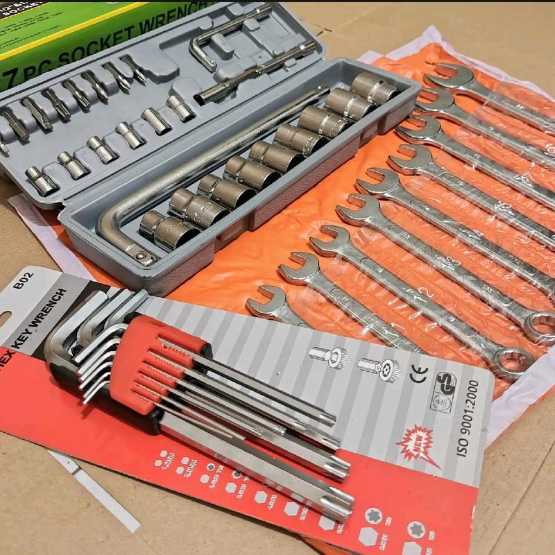 COD Paket Kunci Bengkel Murah - Kunci Sok Set Kenmaster 27 Pcs - Shop ...