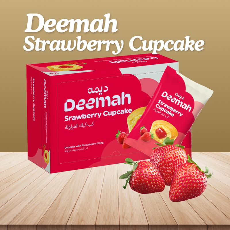 Deemah Strawberry Cake / Cake with Strawberry Filling / Snacks - TikTok Shop Malaysia