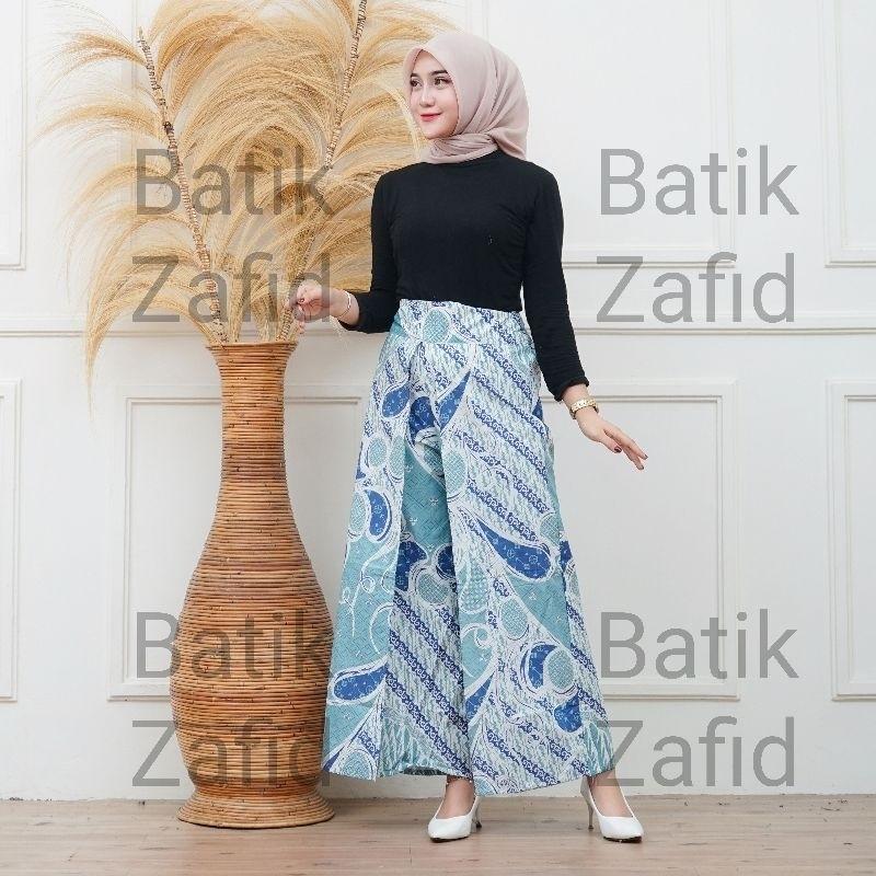 [KL Ready Stock] Batik Printed Palazzo Pants Celana Kulot Corak Kain ...