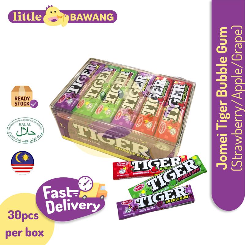 Jomei Tiger Bubble Gum 30pcs per box - TikTok Shop Malaysia