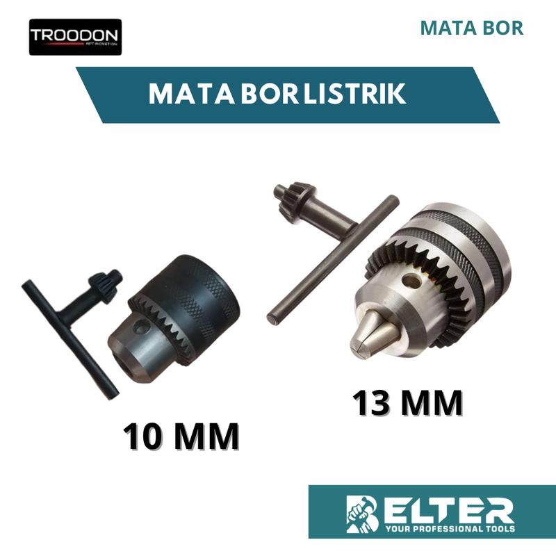 Kepala bor Belter Kepala Bor 10 mm 10 mm dan Kunci Kepala Bor Drill ...