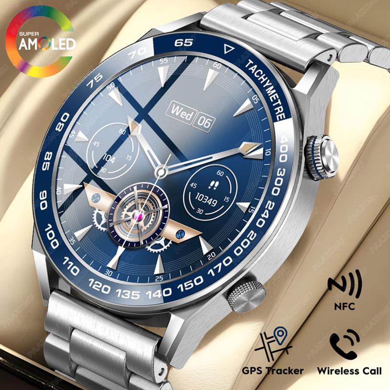 Jam tangan pintar Paazomu untuk lelaki, peranti kalis air IP67 ...